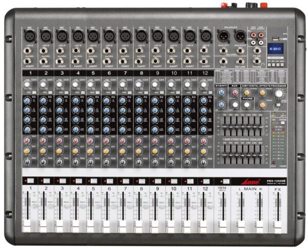 LANE PMX-1260D POWERED MIXER – A&R Agencies
